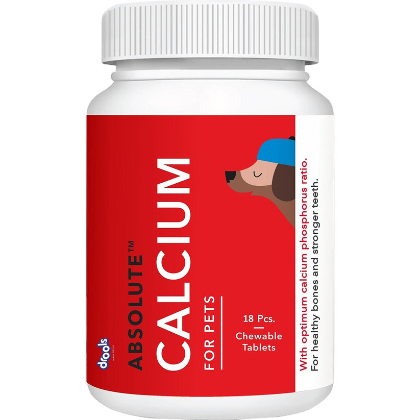 Drools Absolute Calcium Tablets Supplement For Dogs – MyPetPoint