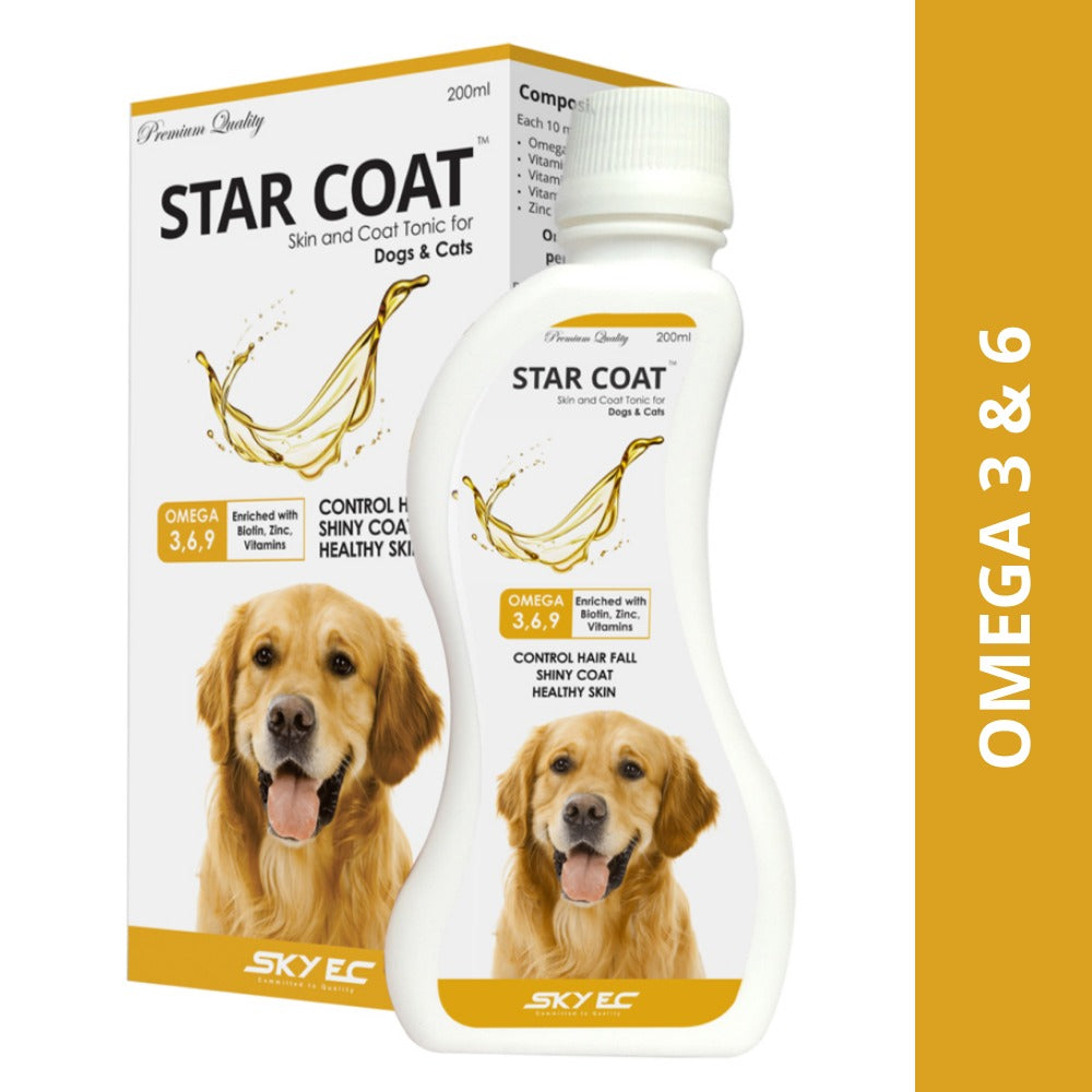 Skyec Star Coat Omega 3 + 6 Syrup for Dogs and Cats – MyPetPoint